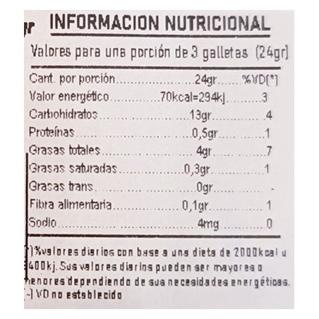 De La Casa Galletas Malteadas Sin Gluten Sin Sal 200Gr