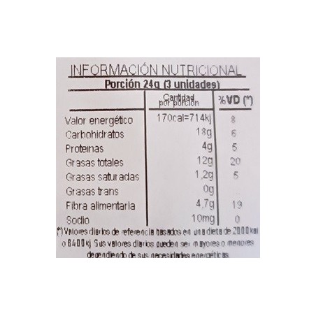 De La Casa Galletas Malteadas Sin Gluten Con Sal Y Semillas 200Gr